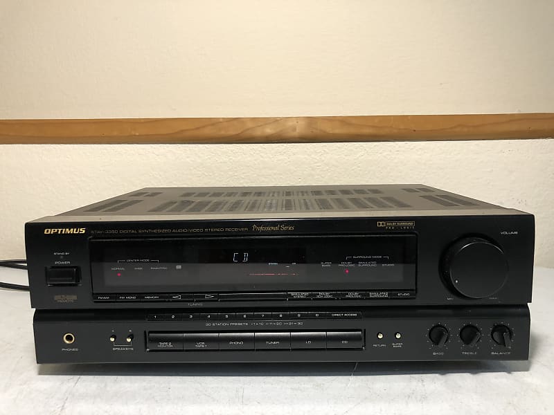 Optimus STAV-3350 Receiver HiFi Stereo 5.1 Channel Phono | Reverb