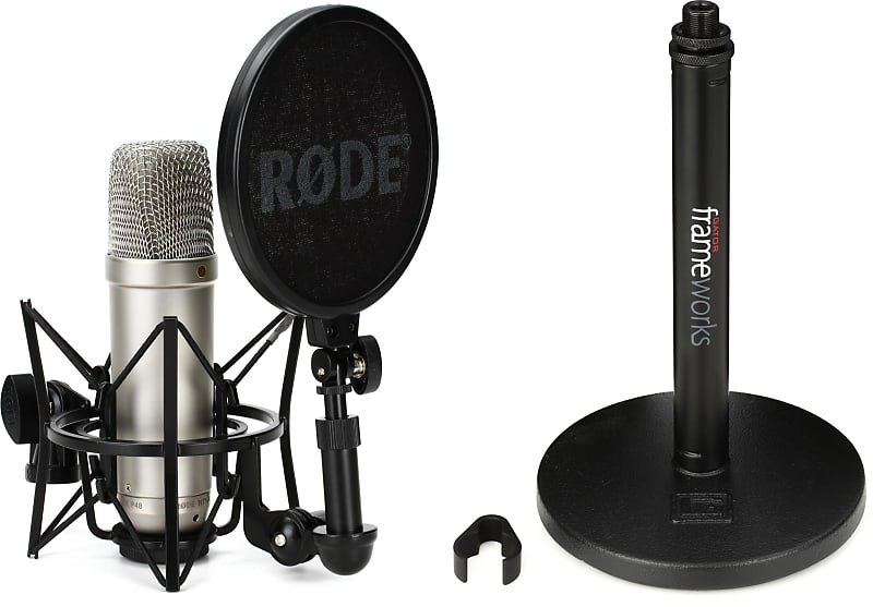 Rode NT1-A Large-Diaphragm Condenser Microphone Bundle with | Reverb