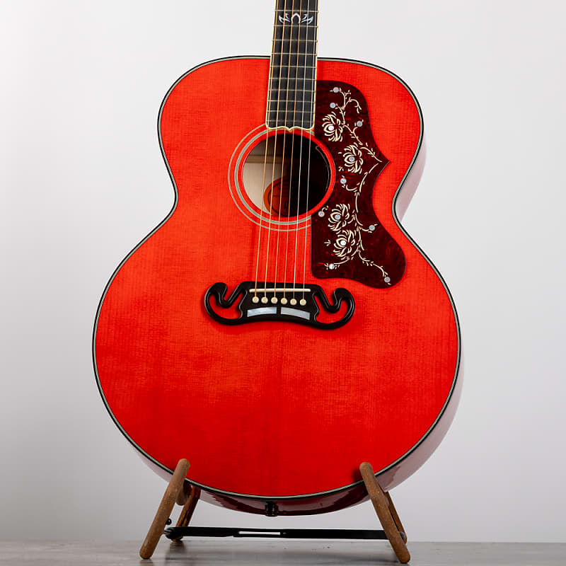 Gibson Acoustic Orianthi SJ-200, Cherry | Demo | Reverb
