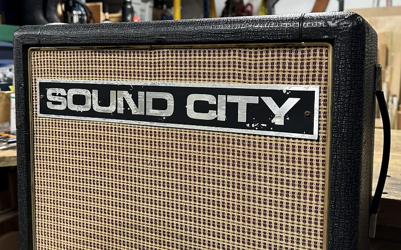 Vintage 1970s Sound City PA column - Sunn drivers | Reverb