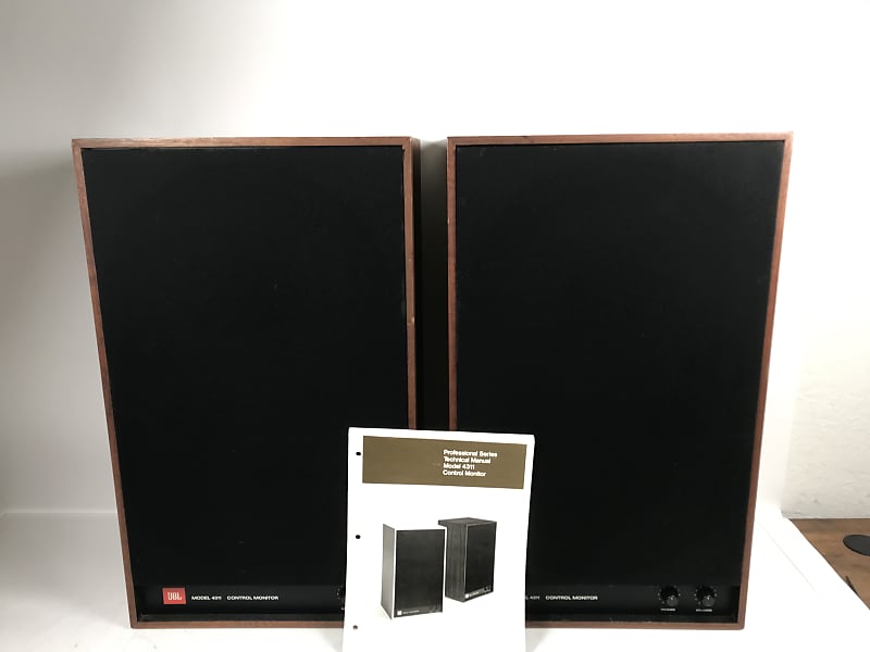 Pair of Classic JBL 4311 WX-A Control Monitor Speakers | Reverb