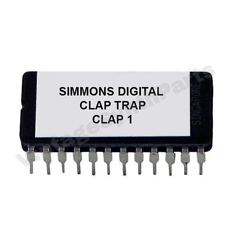Simmons Digital Clap Trap Factory Sound Eprom Rescue repair | Reverb