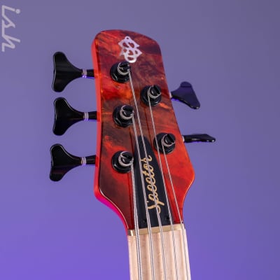 Spector USA NS-5 5-String Bass Inferno Red Custom Finish | Reverb