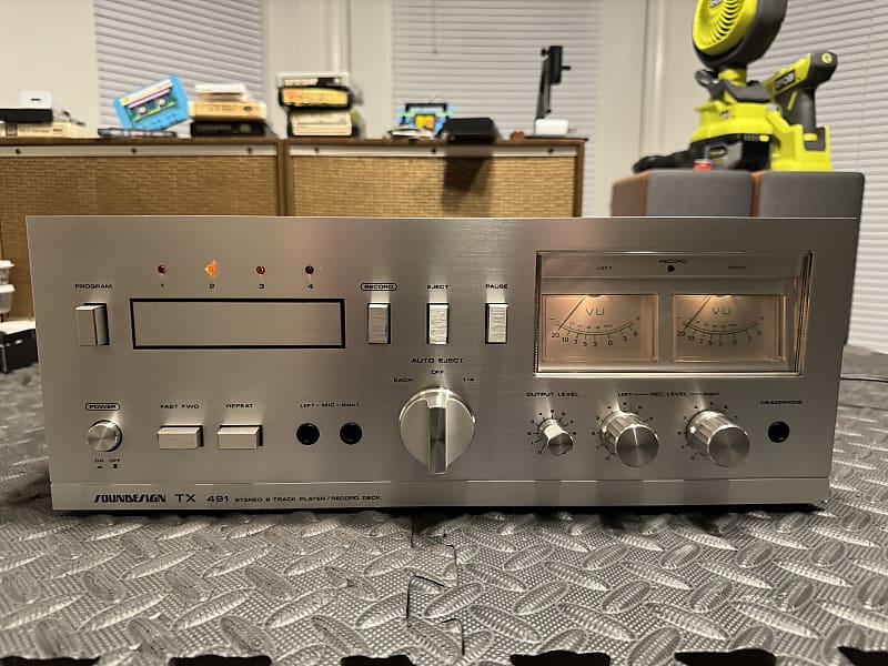 Soundesign TX 491(b) 8 Track Player/Recorder Professionally | Reverb