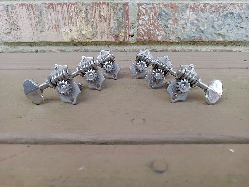 Set of Vintage 1950's Grover Open Back Guitar Tuners for | Reverb