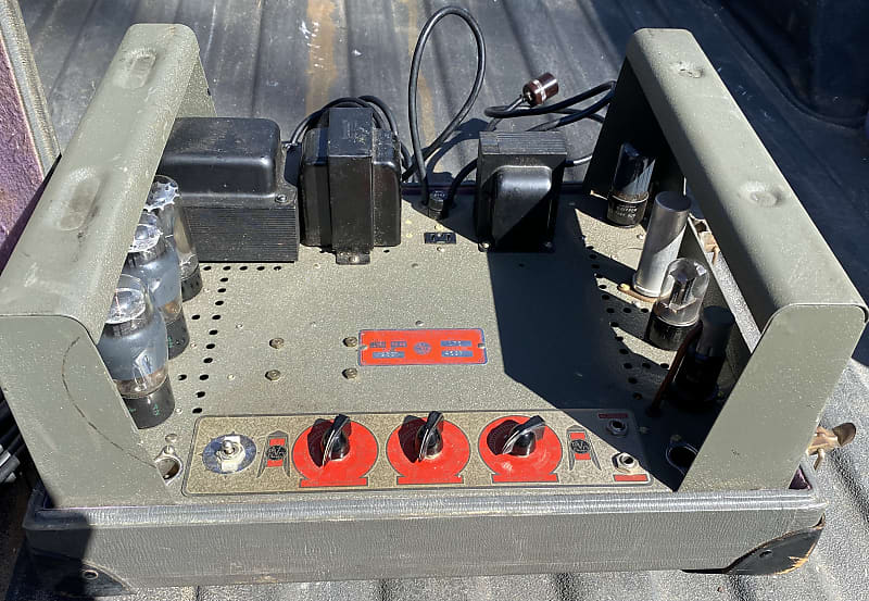 DeVry 2830 tube twin 6L6 theater amplifier | Reverb