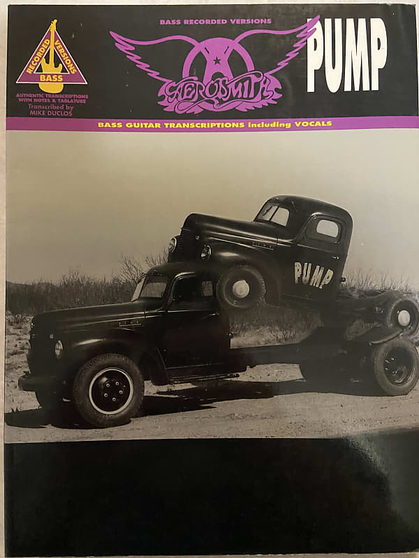 Aerosmith - Pump - Guitar Tab / Tablature Book | Reverb