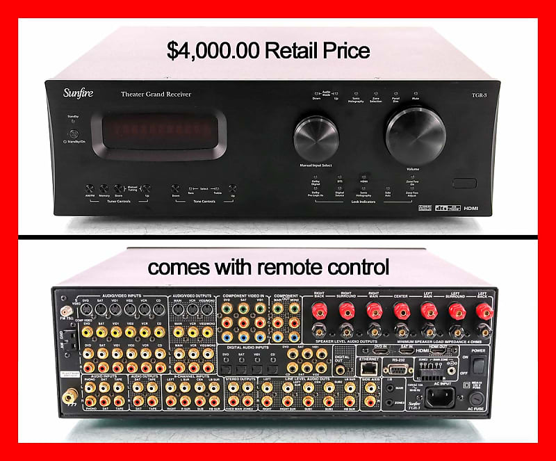 Sunfire Theater Grand Receiver TGR 401 | Reverb