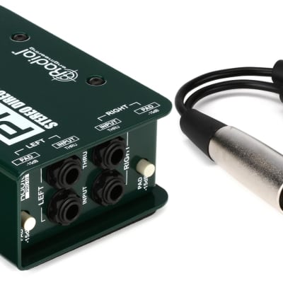 Radial ProD2 2-channel Passive Instrument Direct Box Bundle | Reverb