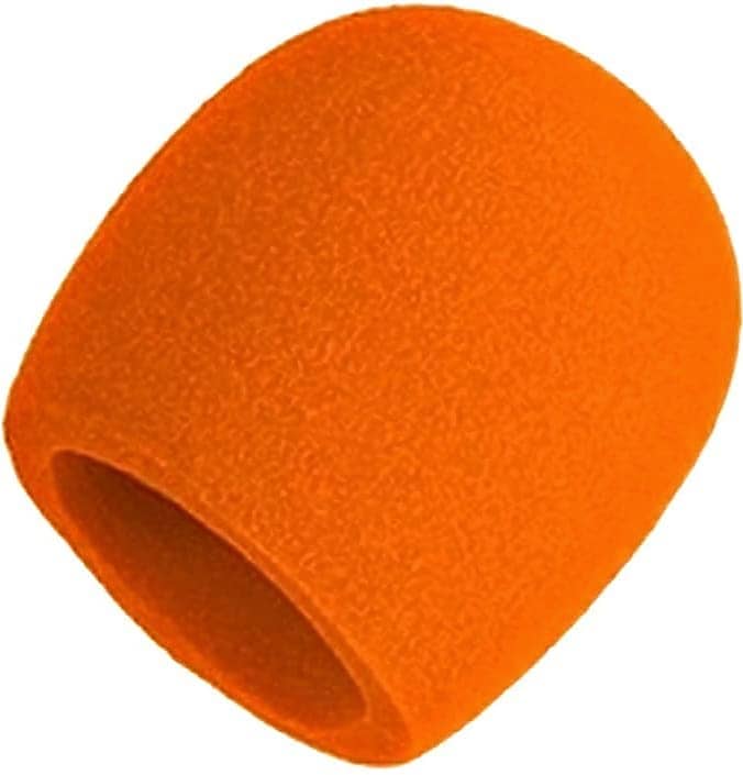 Orange - Microphone Foam Wind Screen | Reverb