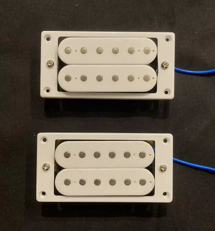 KRAMER® PACER CLASSIC WHITE BRIDGE & NECK HUMBUCKER PAIR w/ | Reverb