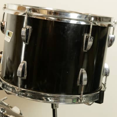 1970s Ludwig Black Cortex 14x26 9x13 and 16x16 Drum Set | Reverb