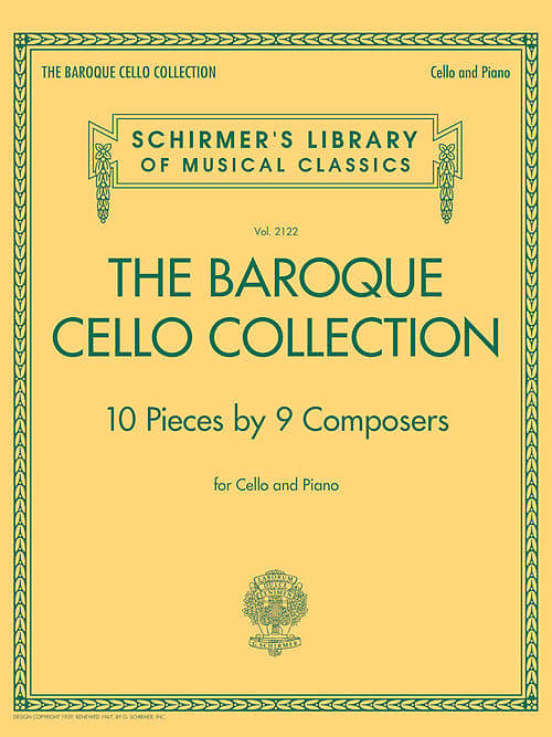The Baroque Cello Collection String Solo Score And Solo Part | Reverb
