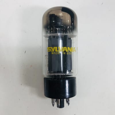 Vintage Tube Sylvania 6L6GC Black Base Made in U.S.A | Reverb