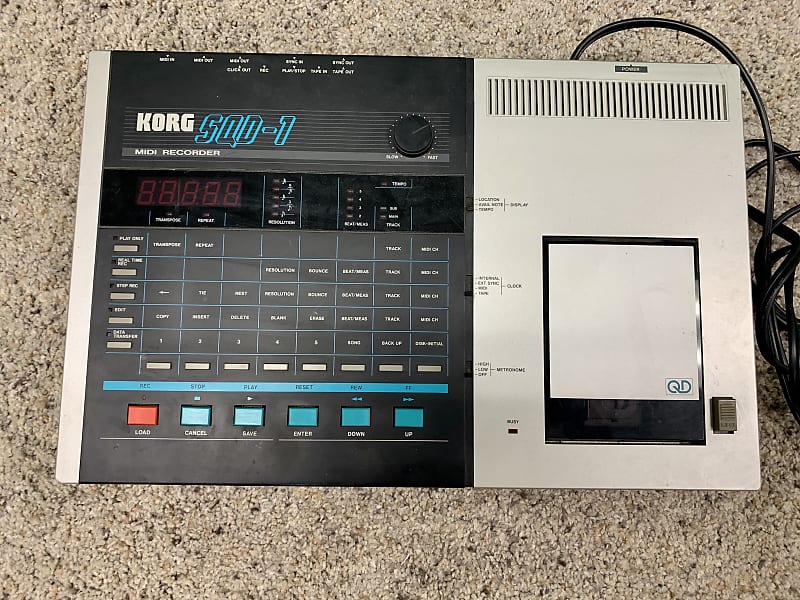 Vintage Korg SQD-1 midi recorder | Reverb