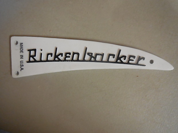 Rickenbacker Raised Letter Logo Truss Rod Cover | Reverb