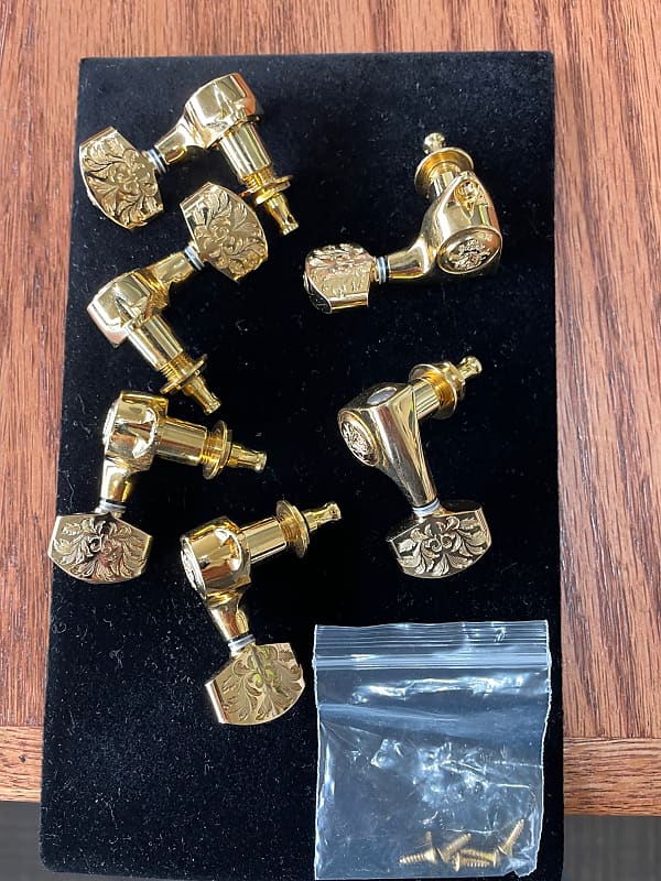Gotoh 21:1 Luxury Tuners for Taylor - Gold Engraved | Reverb