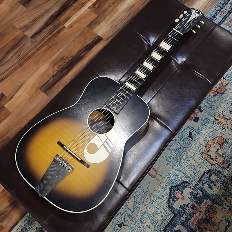 1960's Kay Model 1160 Parlor Guitar - Sunburst | Reverb