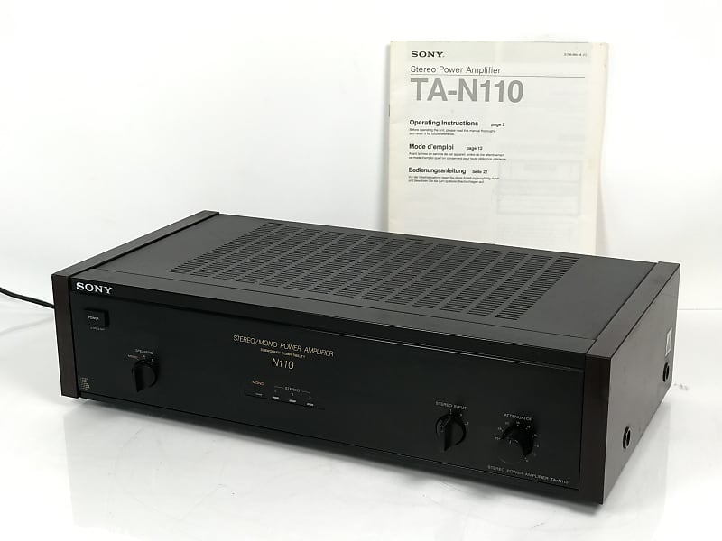 Sony TA-N110 Amplifier Stereo Power Amplifier | Reverb