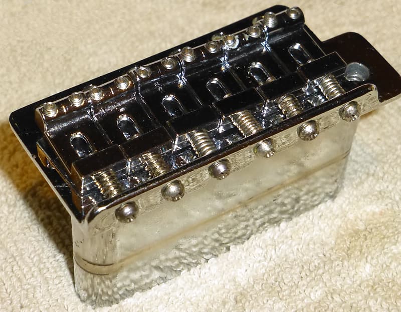 Vintage Fender 1970s Bridge Complete with Matched Set of | Reverb