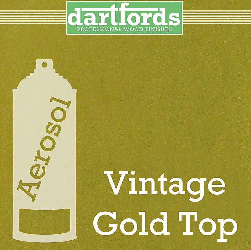 dartfords Metallic Nitrocellulose Paint FS5264 Vintage Gold | Reverb