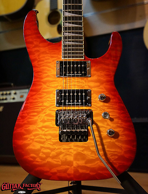 Jackson USA Select SL2H MAQ Soloist Quilt Top Cherry Sunburst | Reverb