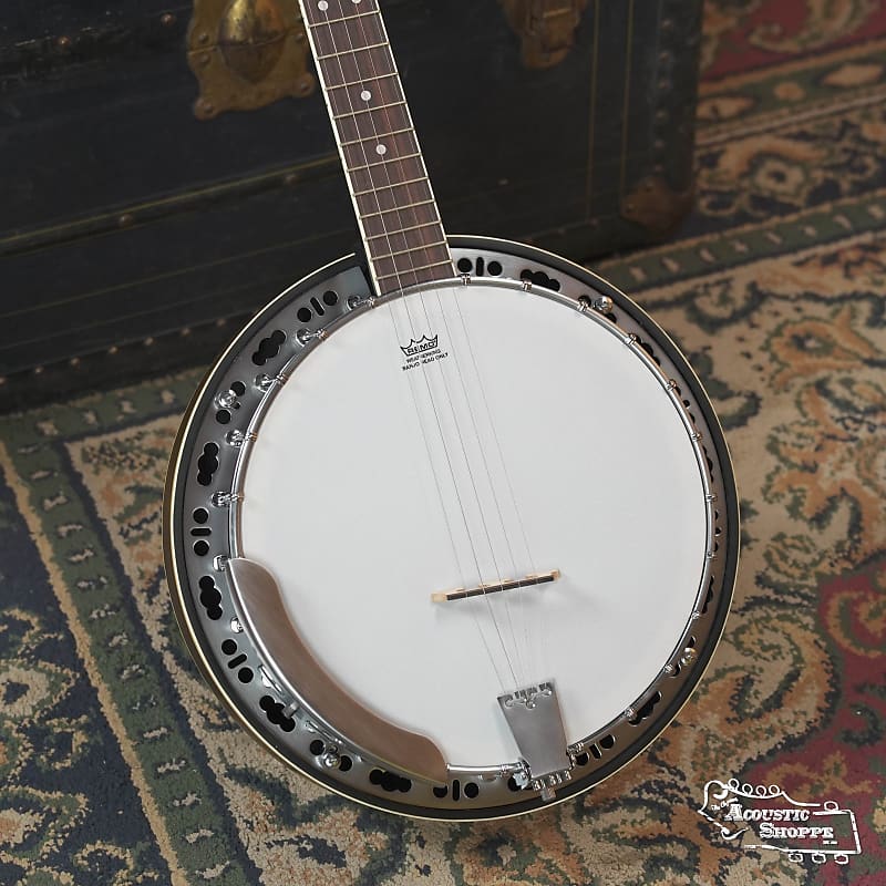 Ortega OBJ300-WB Americana Series Whiskey Burst 5-String | Reverb