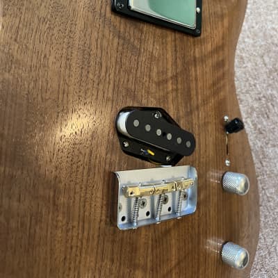 Warmoth Carved Top Hollowbody Tele Style Loaded Body 2022 - | Reverb