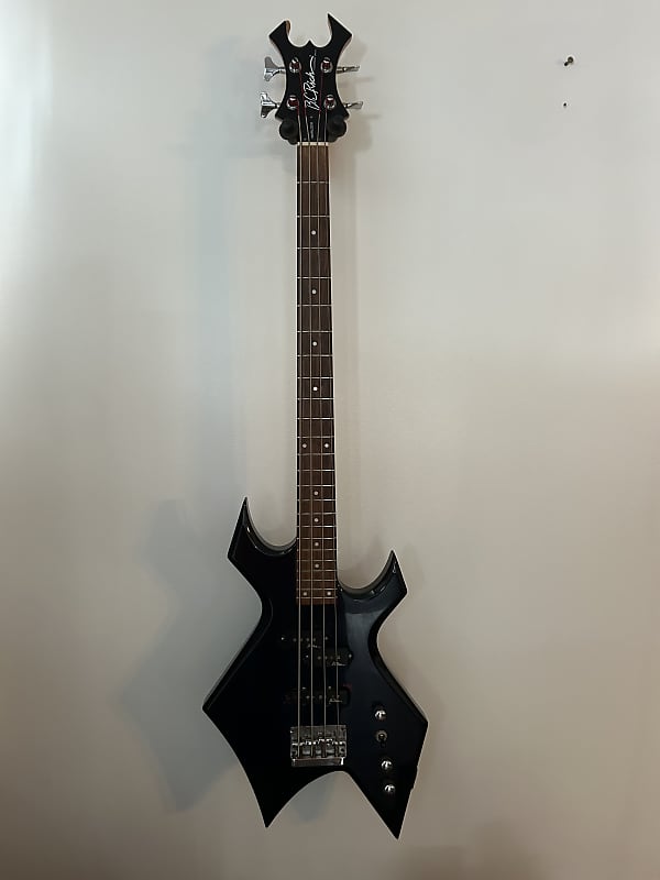 B.C. Rich Warlock Platinum series Bass 2000’s - Dark navy | Reverb
