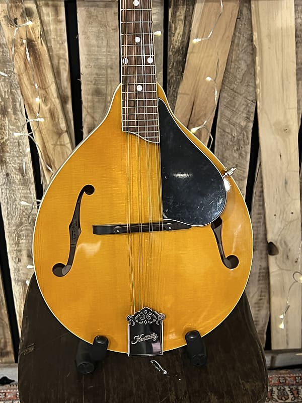 Kentucky KM-252 Deluxe A-Style Mandolin - Transparent Amber | Reverb