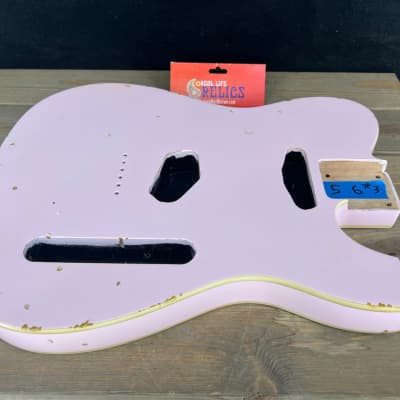 Real Life Relics Tele® Body Double Bound Aged Shell Pink #3 | Reverb