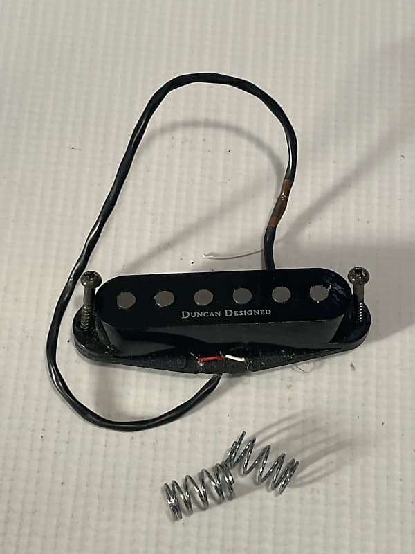 1990's Seymour Duncan Designed SC101 Black Middle Single Coil | Reverb