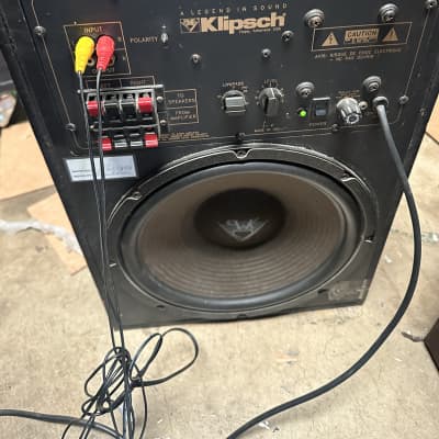Klipsch A legend in sound powered subwoofer | Reverb Canada