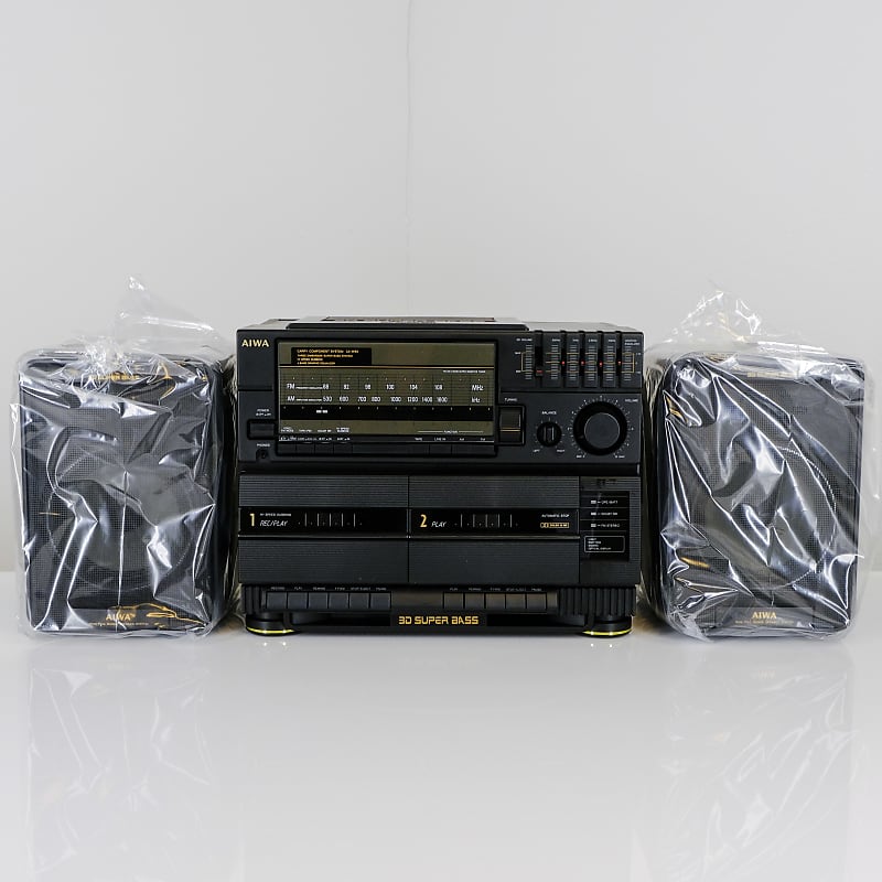 Aiwa CA-W85 Carry Component System BOOMBOX - Black | Reverb