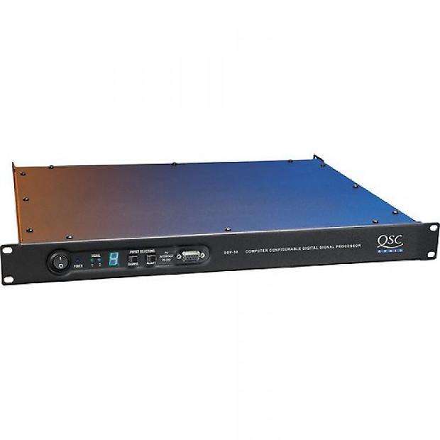 QSC DSP-30 2-Channel Computer Configurable DSP | Reverb
