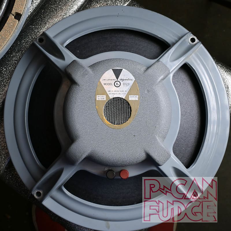 JBL D123 12" Guitar Speaker 1950s - 40W, 8 ohm | Reverb