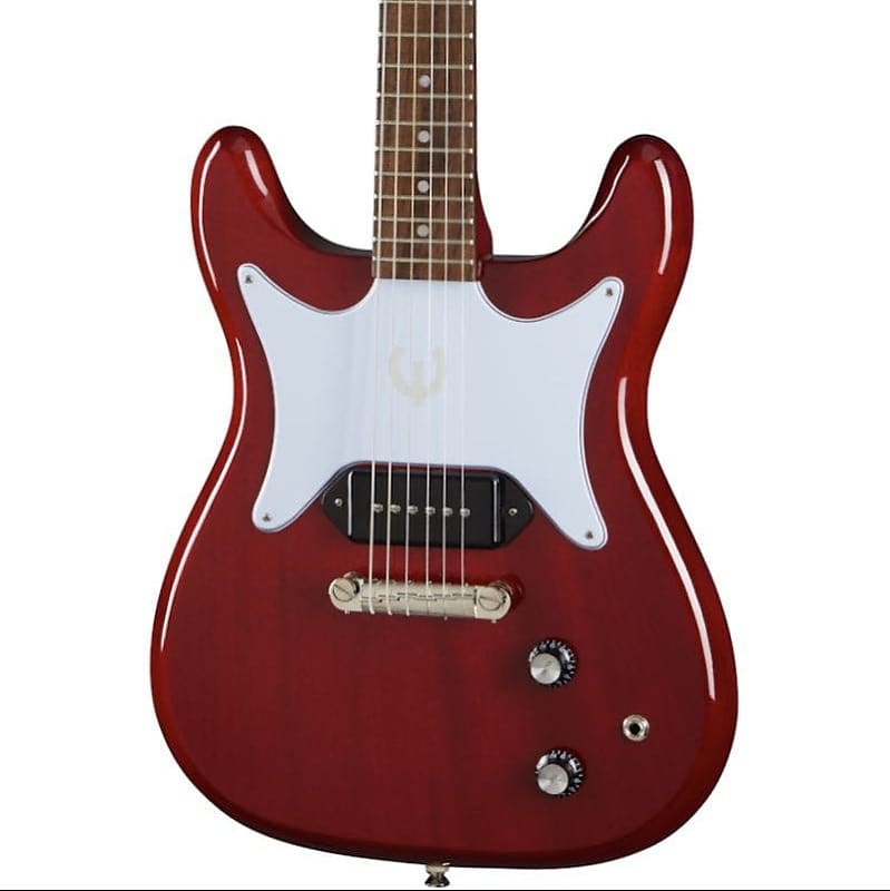 Epiphone Coronet Electric Guitar P90 in Cherry | Reverb UK