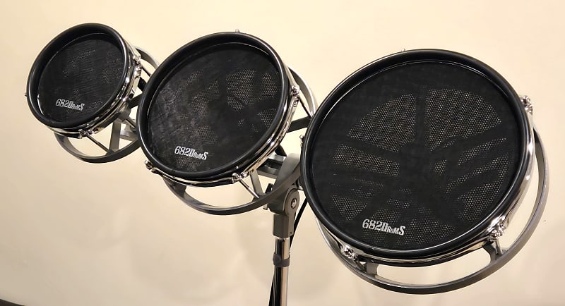 Electronic Roto-toms, 6" / 8" / 10", with Stand, Cables, | Reverb