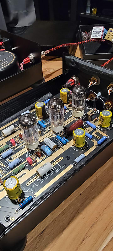 Custom Built EAR834 clone phono preamp 2022 - Matte black | Reverb