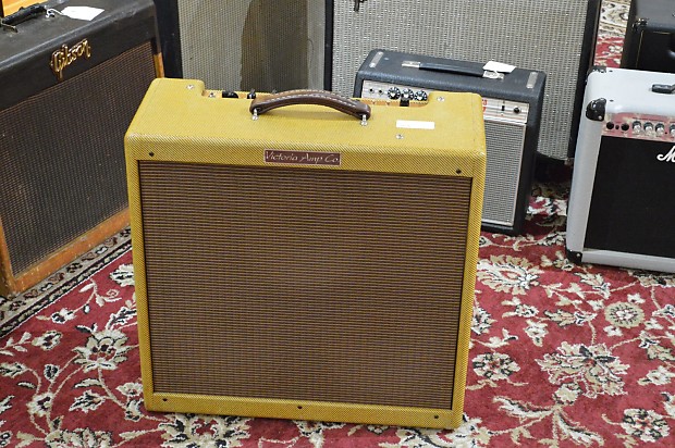 Victoria Victorilux 3x10 Tweed Bandmaster handwired amplifier | Reverb
