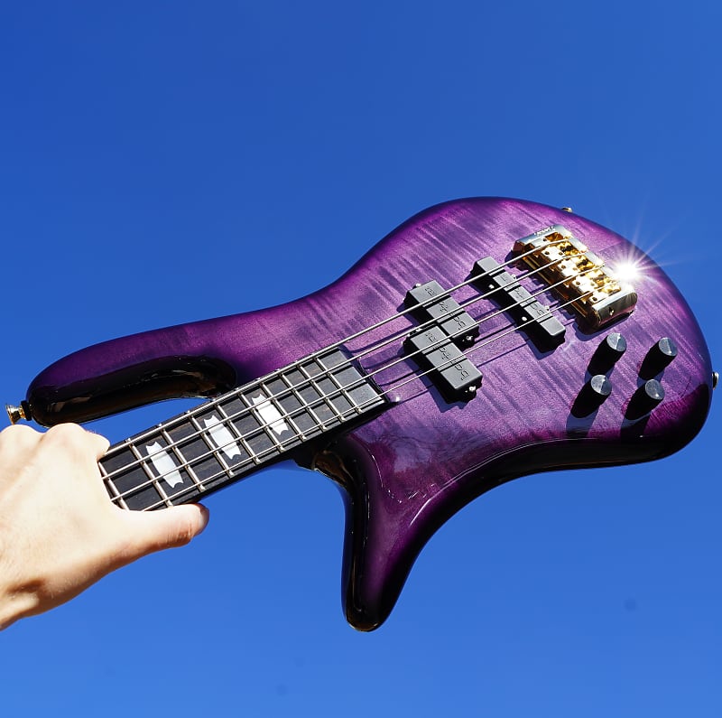 Spector Euro4LT - Violet Fade Gloss - EURO4LTVFGLH Left | Reverb