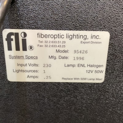 Fender Fiber Optic Store Display 1990s | Reverb