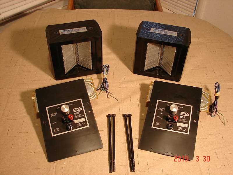 Pair ESS Heil AMT 1 Air Motion Transformer Tweeters Speakers | Reverb