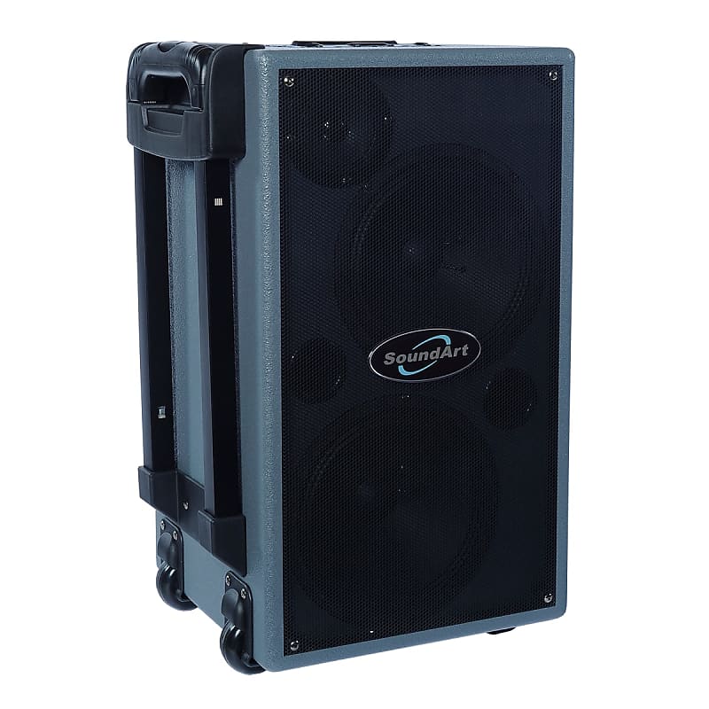 SoundArt 100 Watt Rechargeable Wireless PA System with MP3 | Reverb