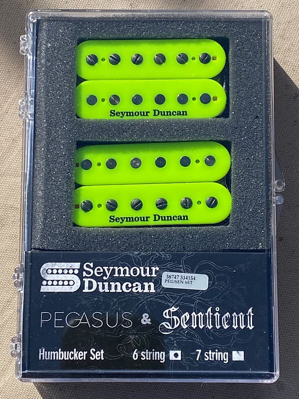 Seymour Duncan Pegasus Bridge Trembucker And Sentient Neck 6 Reverb