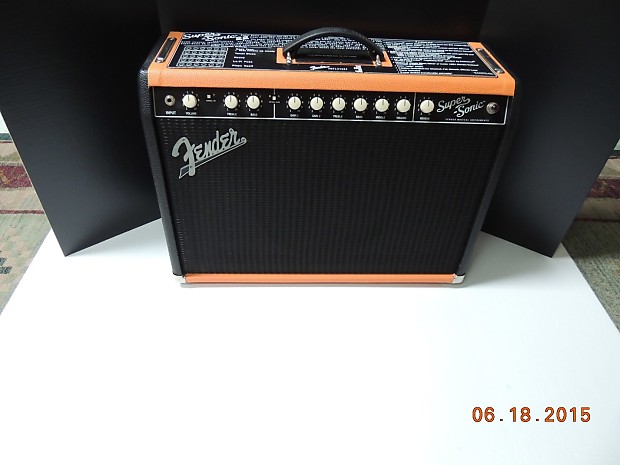 Fender Super Sonic 22 Watt Combo FSR Limited edition Orange | Reverb