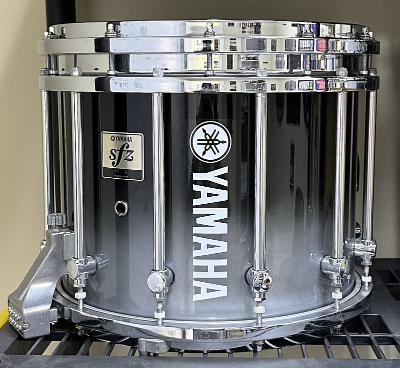Yamaha Marching Snare Drum - Custom Black Pearl Fade | Reverb