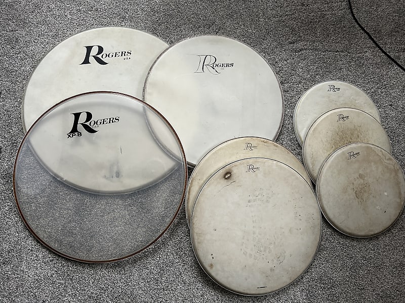 Vintage Rogers Drum Heads | Reverb