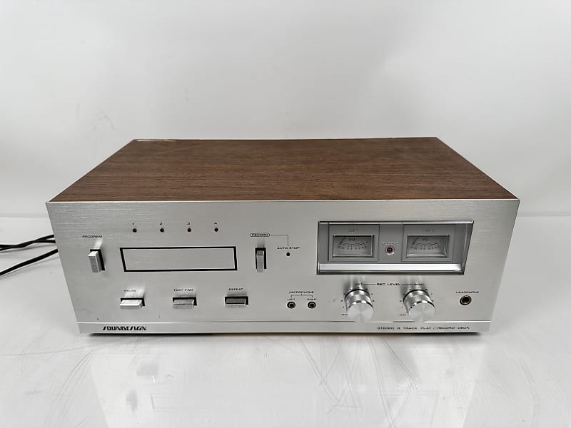 Vintage Classic Sound Design 8-track Player Recorder | Reverb