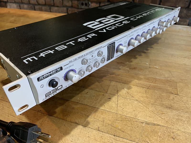 Aphex 230 Mic Pre EQ Compressor Channel Strip - Sounds | Reverb